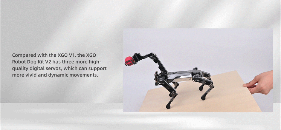 ELECFREAKS XGO Robot Dog Kit V2 - Advanced STEM Learning