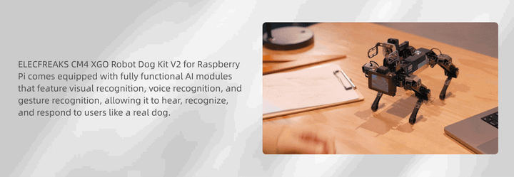 ELECFREAKS CM4 XGO-Lite Robot Dog Kit For Raspberry Pi