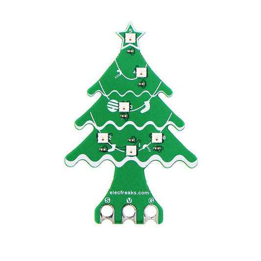 ELECFREAKS micro:bit Christmas Tree Rainbow LED