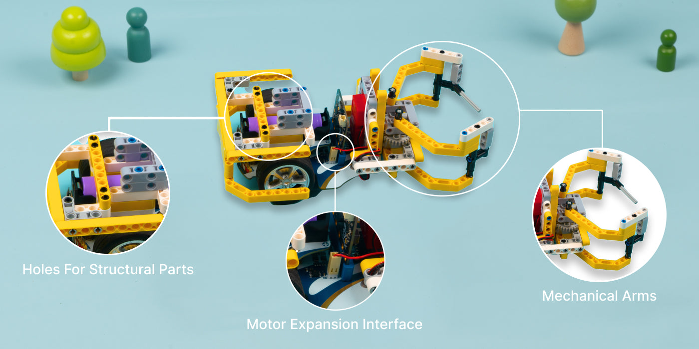 ELECFREAKS Smart Cutebot Pro, Programming Robot Car For micro:bit